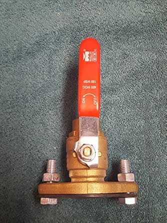 MUELLER STREAMLINE 1 In. Ball Valve With Flange, Solder: Amazon.com ...