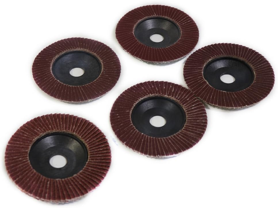 Atoplee 10pcs 240 Grit Polishing Sanding Flap Disc Wheel Deburring for ...