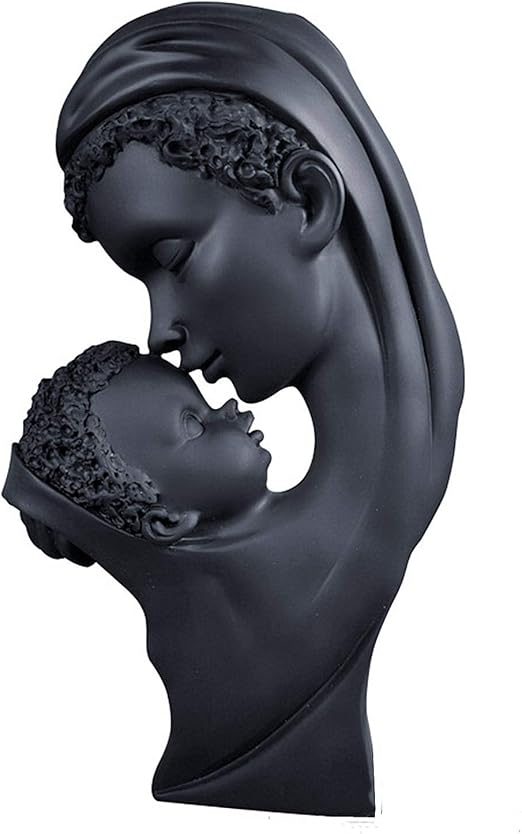 Mother And Kid Figurinemother Holding Child Statue, Family Sculpture ...