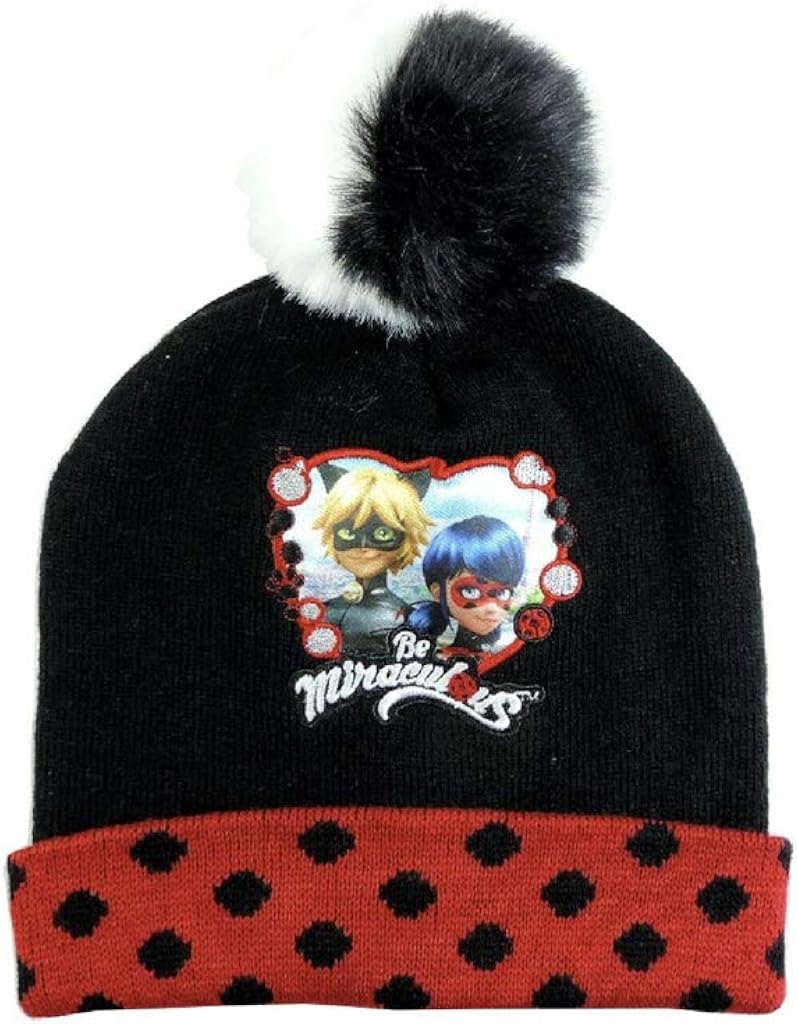 Miraculous Ladybug Winter hat: Amazon.co.uk: Clothing