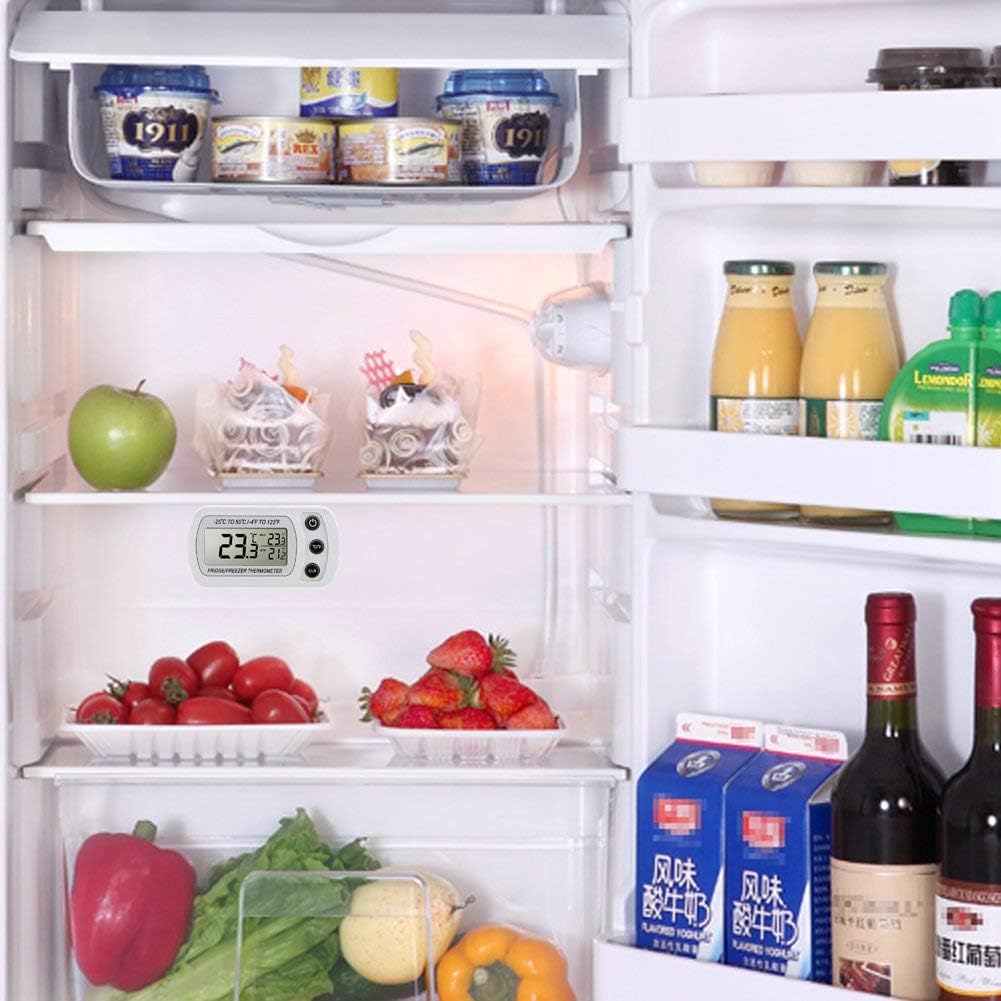 Digital Fridge, Freezer Refrigerator Thermometer, Walk-In Cold Rooms, 2 ...