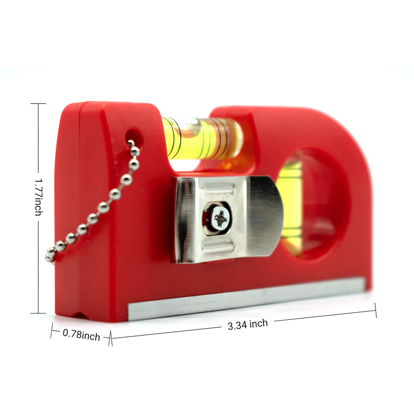 Mua 2 Pieces Mini Magnetic Horizontal Vertical Pockets Spirit Levels ...