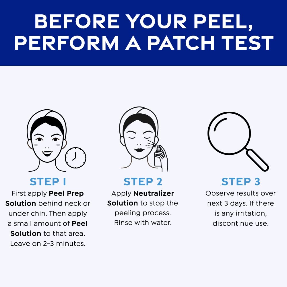 Mua MedPeel Salicylic Acid 20% Essential Peel Kit, Includes Peel, Prep, Neutralizer, Medium ...