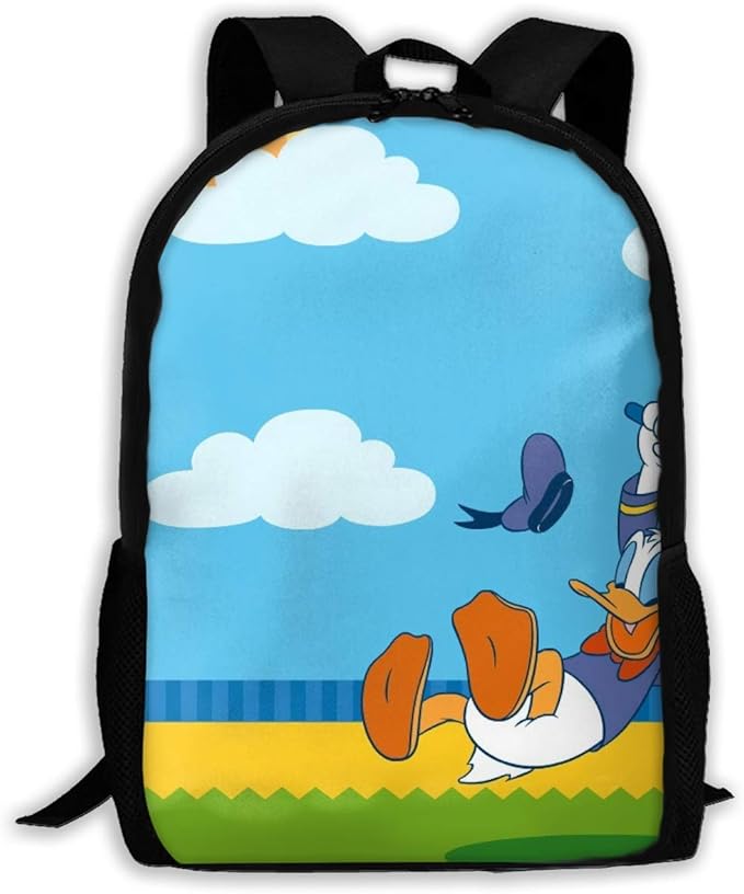 floew Custom Donald Duck Cartoon Casual Backpack School Bag Travel ...