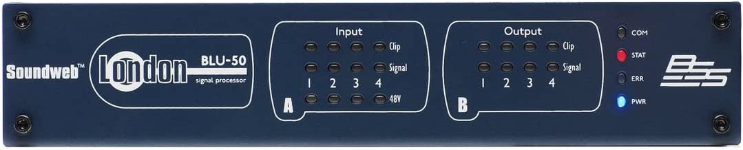 Amazon.com: BSS BLU-50 | 4x4 Signal Processor with BLU Link: Musical ...