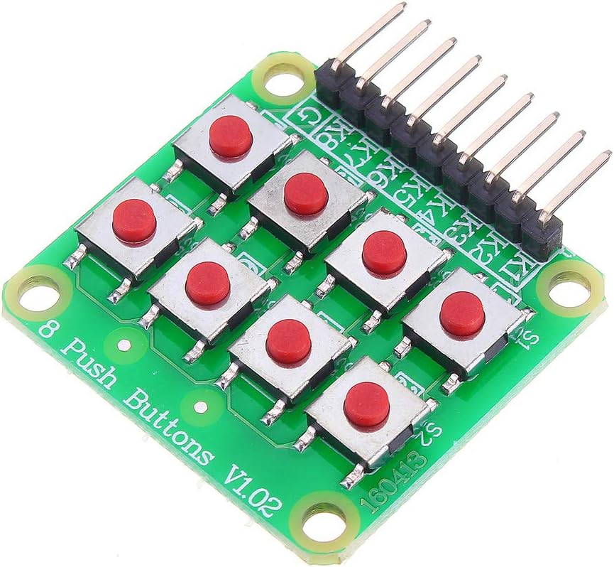 ILS – 3 pieces Micro Switch 2×4 Matrix Keyboard 8 Bit Keyboard External ...