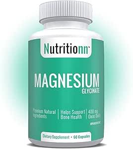 Magnesium Glycinate 400 mg by Nutritionn - Premium Natural Health ...