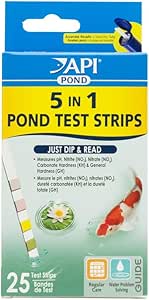 Amazon.com : API Pondcare 5-in-1 Pond Test Strips : Aquarium Test Kits ...