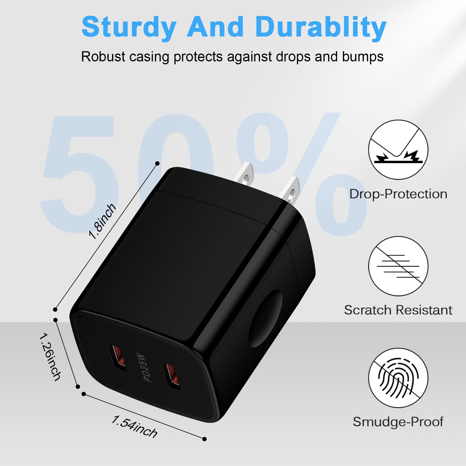 Mua 25W Fast Charger Block USB C Wall Plug Adapter for Motorola G ...