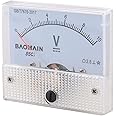 Amazon.com: Baomain Analog Voltmeter 85C1 DC 0-10V Rectangle Analog Volt Panel Meter Gauge ...
