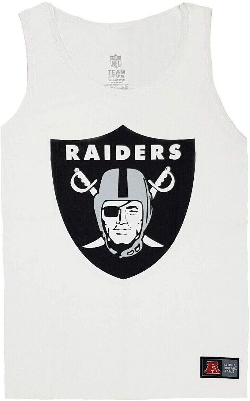Majestic Oakland Raiders NFL Tank Top (M) White: Amazon.co.uk: Clothing