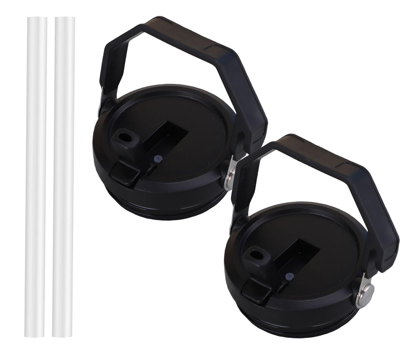 2 Pack 40 oz Tumbler Flip Straw Lid Replacement Fit for 40 oz Stanley ...