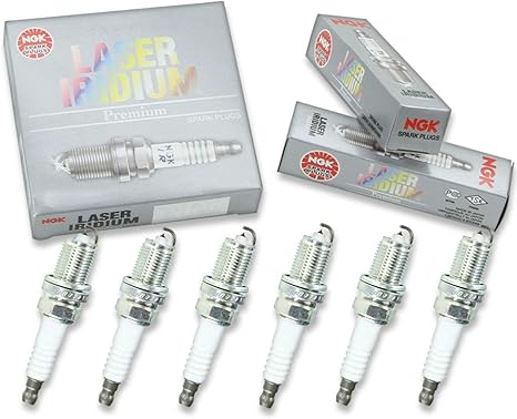 Amazon.com: 6 pcs NGK Laser Iridium Spark Plugs for 2001-2010 Toyota Highlander 3.0L 3.3L V6 ...