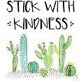 Amazon.com: Eeypy Stick with Kindness Cactus Theme Cactus Classroom ...
