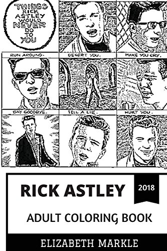 Buy Rick Astley Adult Coloring Book: Internet Meme Phenomenon and ...