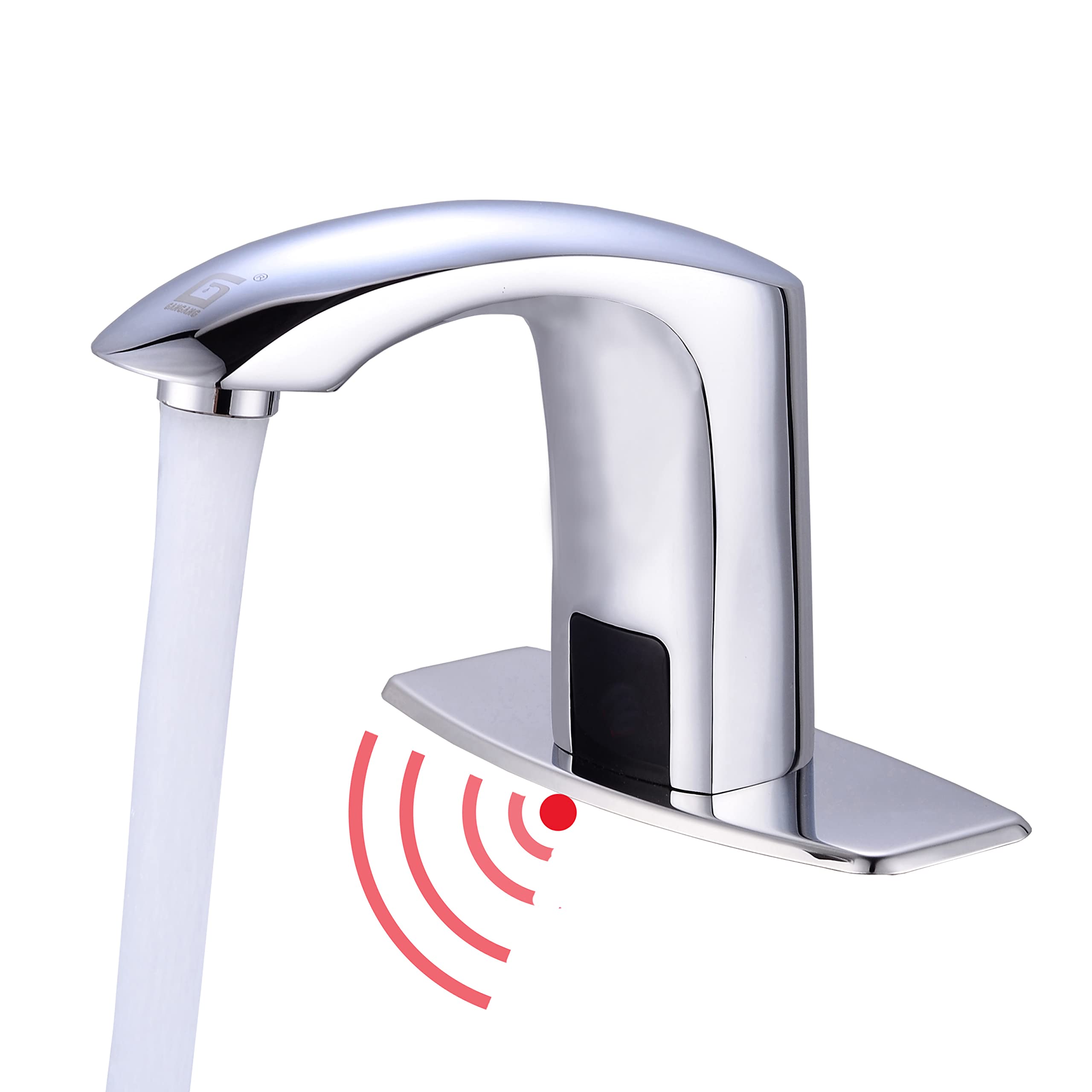Gangang Commercial Touchless Bathroom Sink Faucet Cold and Hot Water ...