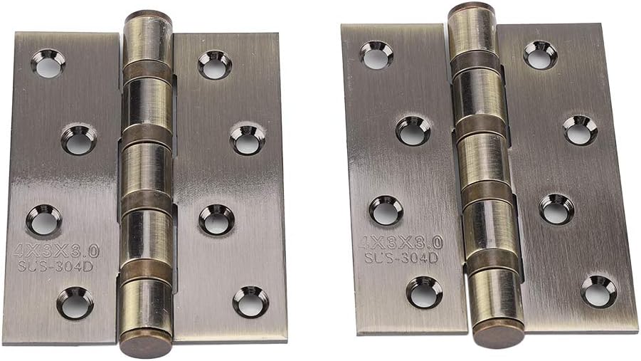 Garosa 4 Inch Door Hinge Stainless Steel Hinge Slotted Loose-Leaf Door ...