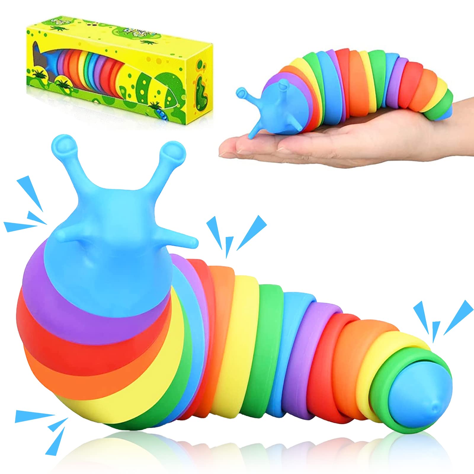 Mua 3D Articulated Slug Fidget Toy, Sensory Slug Toy, Birthday Gifts ...