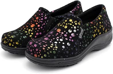 Amazon.com | Laforst Womens Soft Leather Slip Resistant Waitress Waiter ...