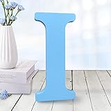 Amazon.com: AOCEAN 6 Inch Blue Wood Letters Unfinished Wood Letters for ...