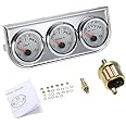 Amazon.com: GoolRC 3 in 1 Car Auto Gauge Kit (Volt Meter+Water Temp+Oil ...