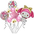 Amazon.com: 10Pcs Cute Anime Party Decoration Balloons,Aluminum Film ...