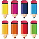 Amazon.com: Greenpine Crayon Bulletin Board Decorations Color Cutouts ...