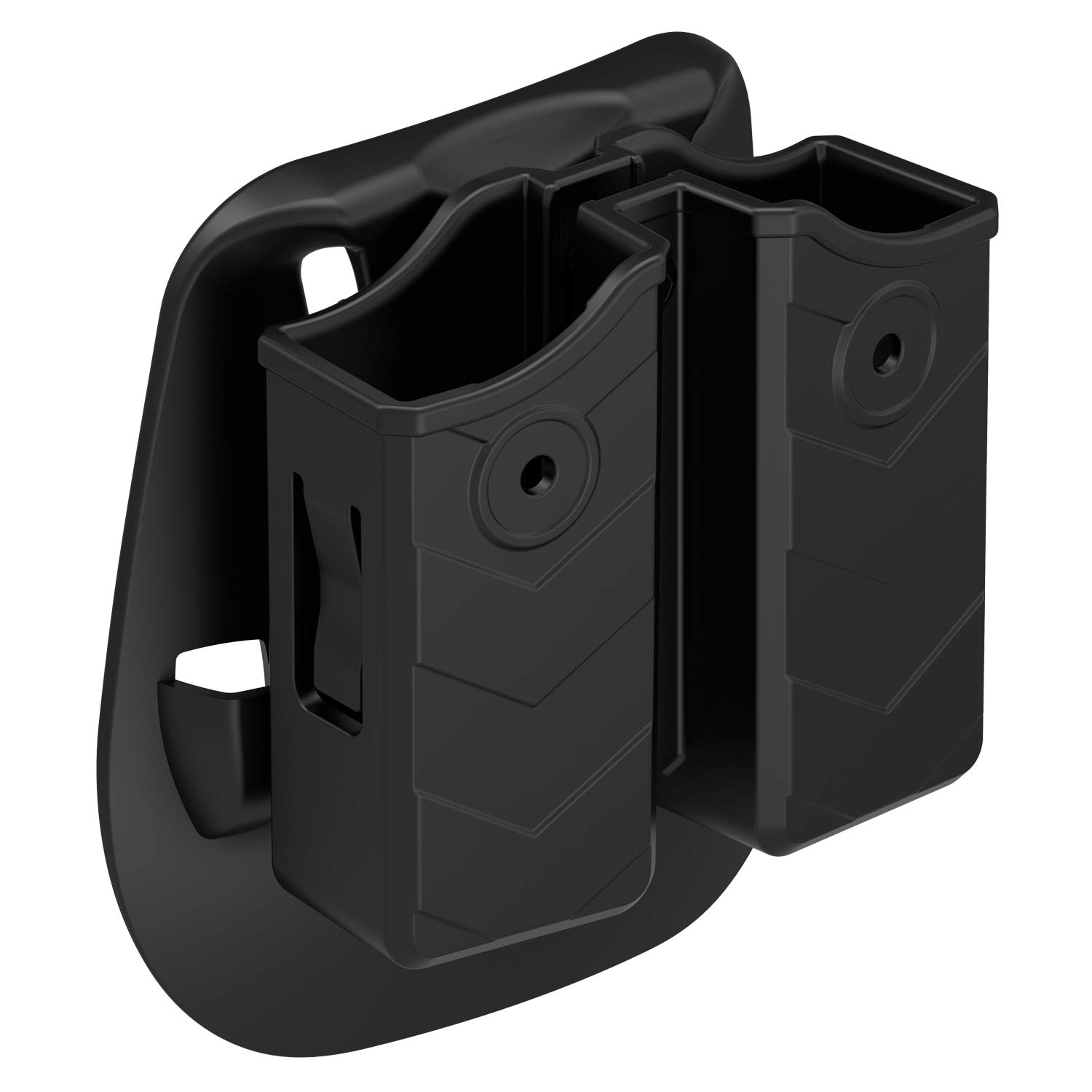 Double Magazine Holster, Universal 9mm .40 Double Stack Mag. Pouch Dual ...