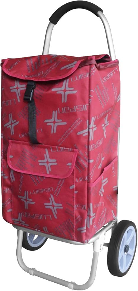 DoubleBlack Shopping Trolley with 2 Silent Wheels Detachable Bag ...