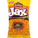 Amazon.com: Bachman Jax Cheddar Cheese Puffed Curls 8.5 Oz Bags (4 Bags)