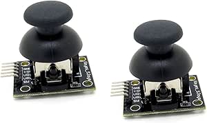 Amazon.com: 2PCS KY-023 PS2 Game Joystick Axis Sensor Module for Arduino AVR PIC Mega UNO ...