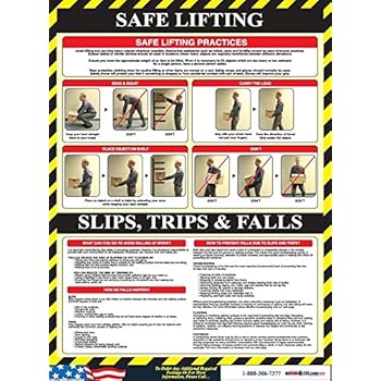 Amazon.com: How to Lift Safely 24" X 36" Poster: Office Products