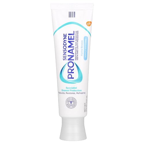 Sensodyne ProNamel Toothpaste, Fluoride, Gentle Whitening, Alpine ...