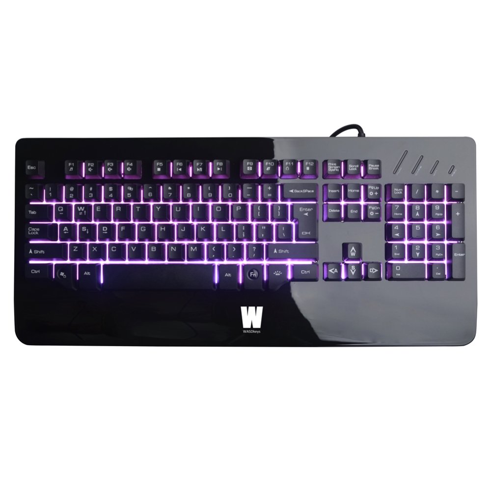 Buy WASDKEYS WASD-K300-UK Gaming Keyboard with Virtual Mechanical Keys ...