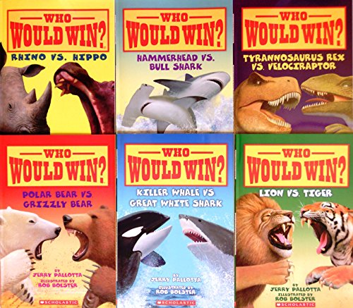 Who Would Win? Showdown (#2) 6 Book Set: Rhino vs Hippo, Polar Bear vs ...
