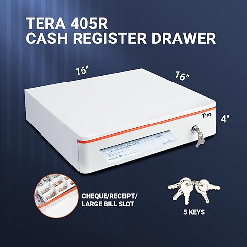 Cash Register Square Pos System Tera 16 Inch Auto Open Cash Drawer With ...