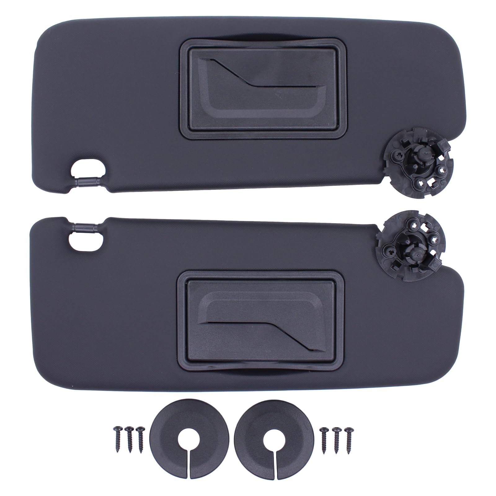 MOTOKU Pair Black Sun Visor for Chevrolet Cruze 2011-2019 3 Screws Hole ...
