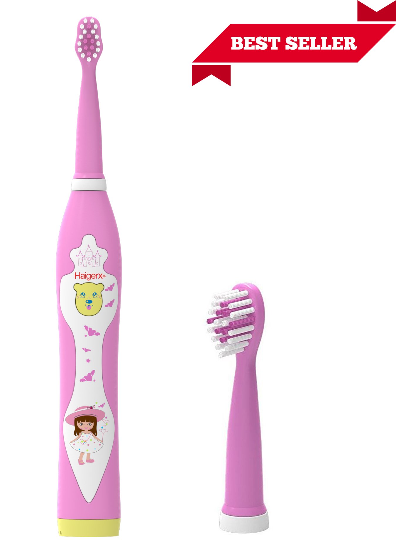 Amazon.com : Replacement Toothbrush Heads for Haigerx Kid's Electric ...
