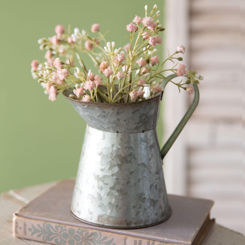 Colonial Tin Works Beatrice Short Pitcher, 5.5-inch Height, Garden ...