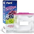 Amazon.com: PAMI Double Zip Food Storage Gallon Bags [60 Pieces ...