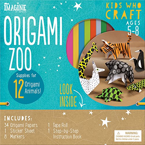 Buy Bendon Imagine Kids Who Craft Origami Zoo Craft Kit (36557) Online ...