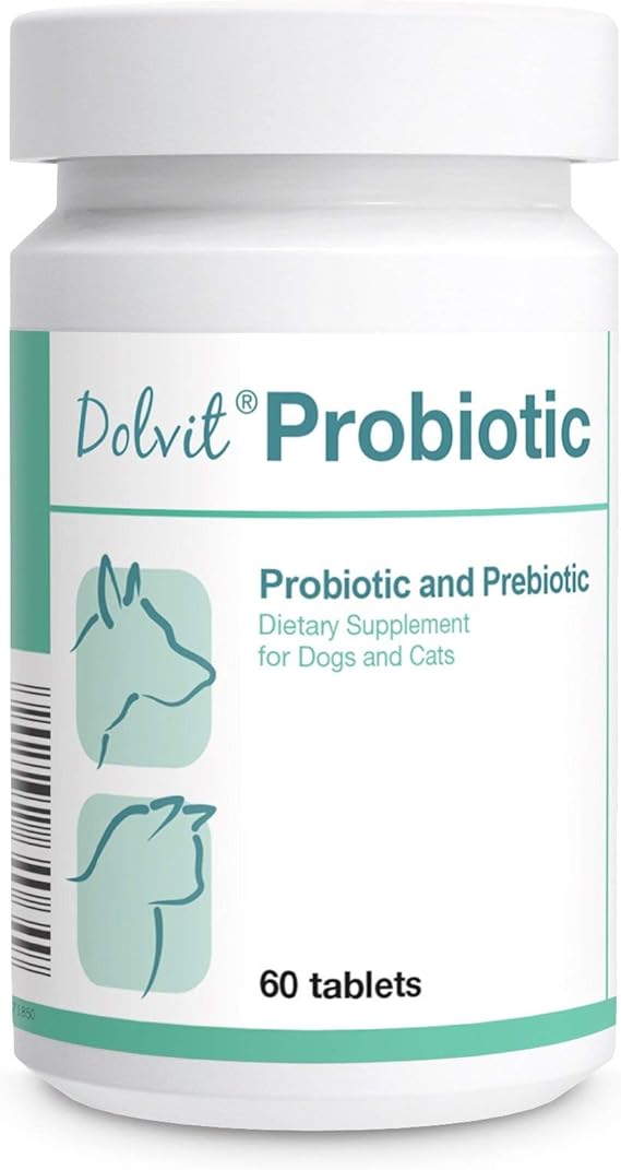 Dolvit Probiotic and Prebiotic Digestion Aid for Dogs and Cats 60 ...