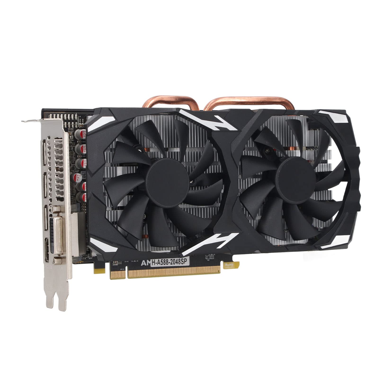 HEITIGN Graphics Card RX580 Game Graphics Card 8GB GDDR5 256BIT Low ...