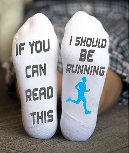 Amazon.com: Running Socks For Men's Runner Boy Funny Gift For Women's ...