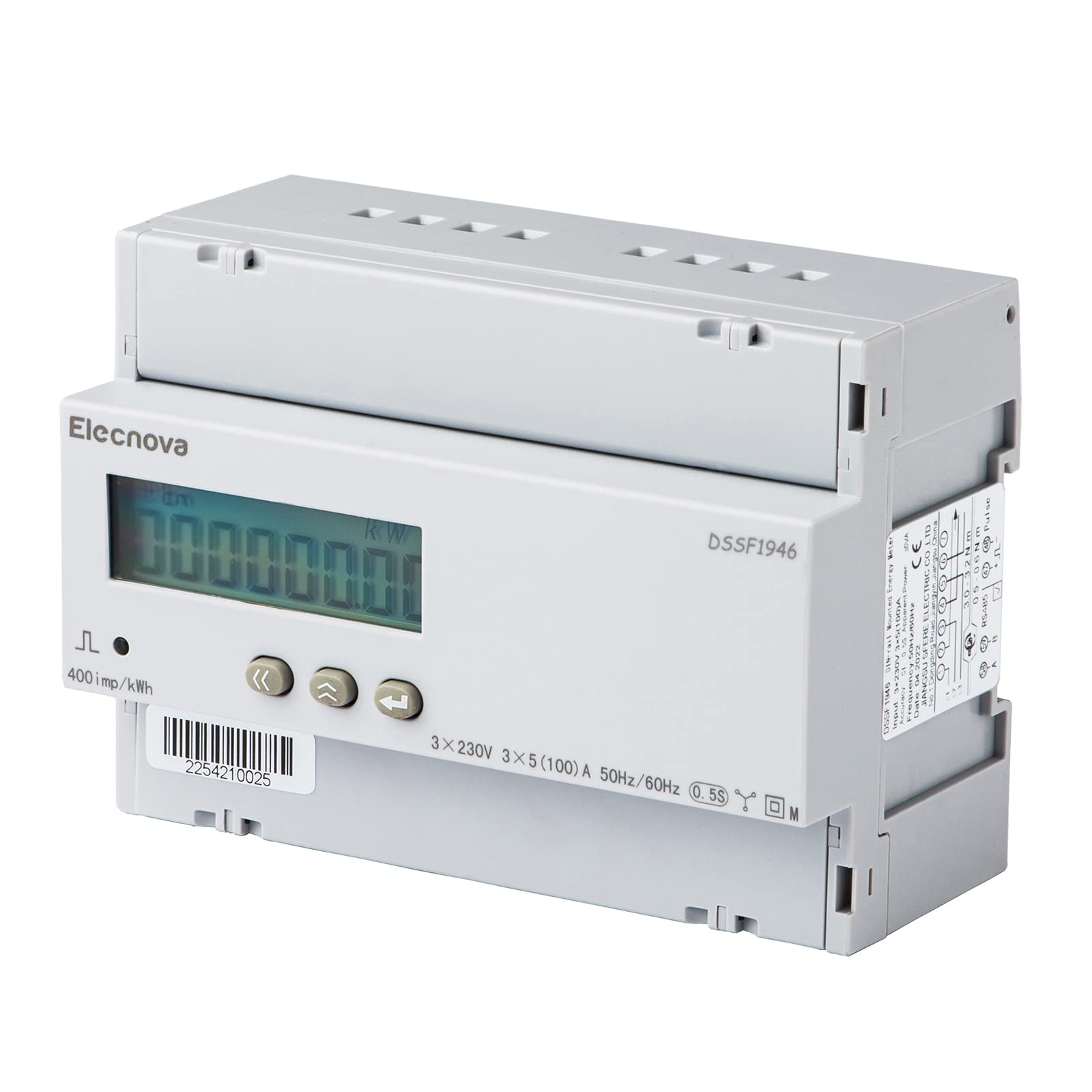 Mua Elecnova Energy Meter, Three Phase 3Wire AC 230V 5(100) A 50/60Hz ...