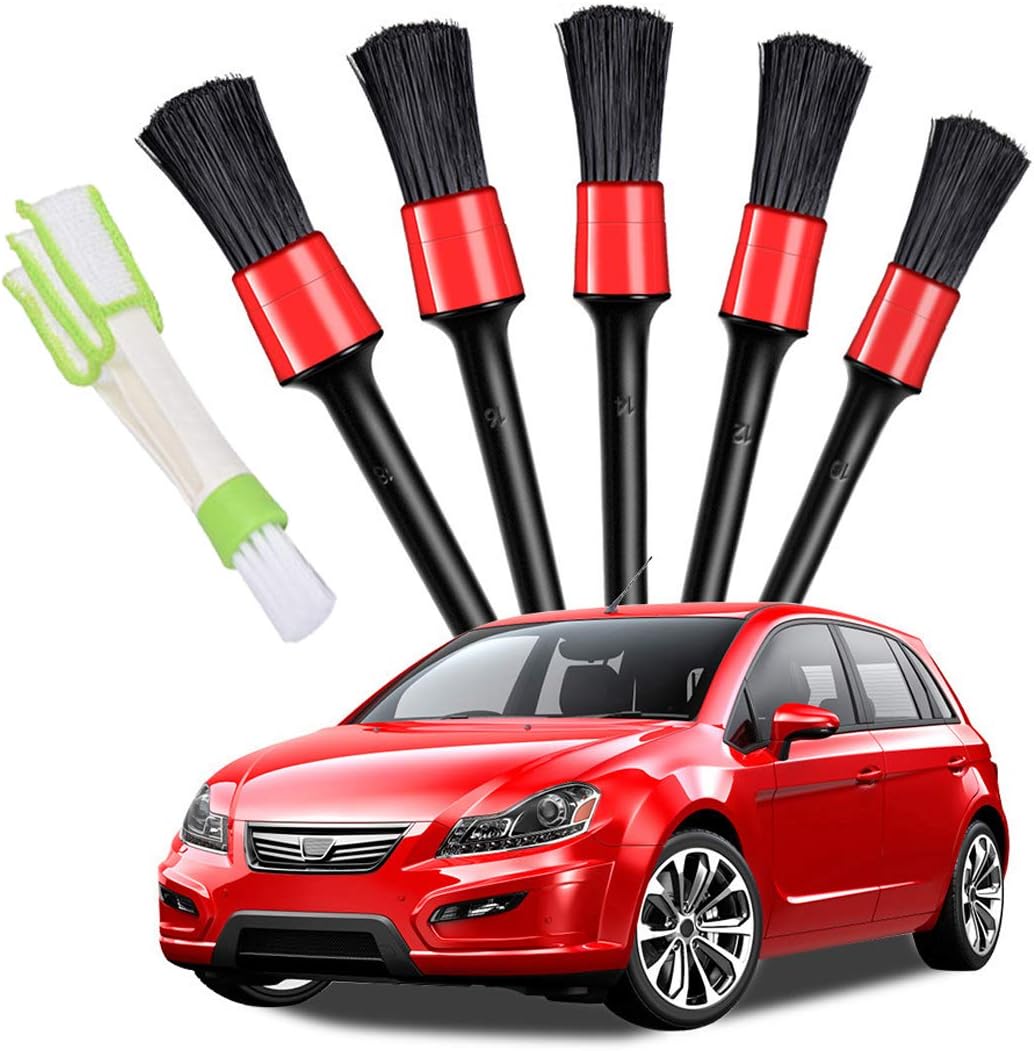 Simoda Car Detailing Brush Set,Auto Detailing Brush kit,Detail Cleaning ...