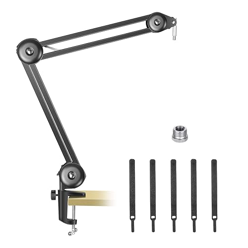 Neewer Upgraded NW-35 Pro Mic Stand Sturdier Microphone Arm Stand ...