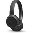 Amazon.com: JBL Tune 500BT Wireless On-Ear Headphones - Black (Renewed ...