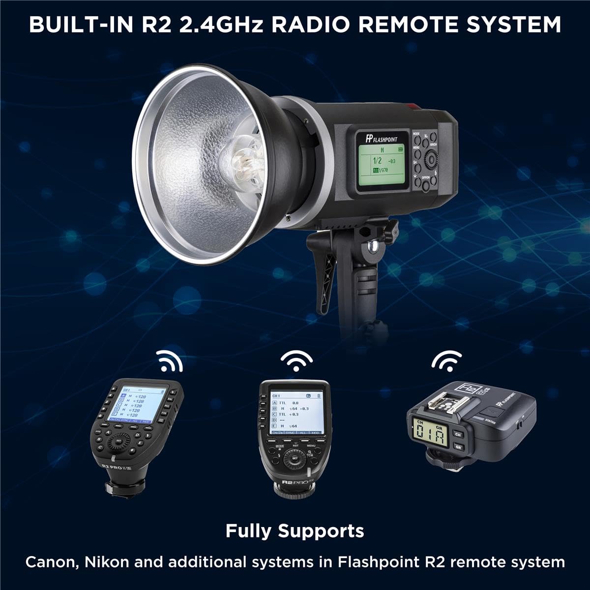 Mua Flashpoint XPLOR 600 HSS R2 Battery Powered Studio Flash Strobe ...