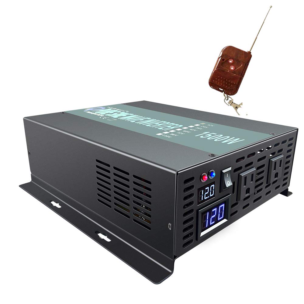 Mua WZRELB 1500W 12V 120V Pure Sine Wave Solar Power Inverter with ...
